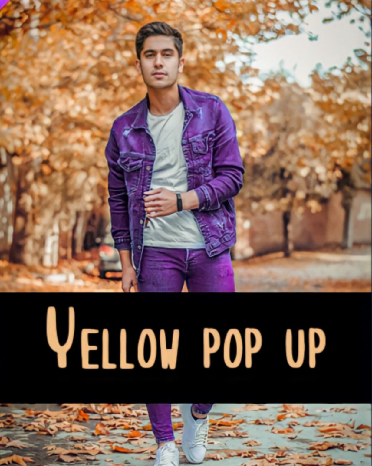Yellow pop up preset | Lightroom presets free download