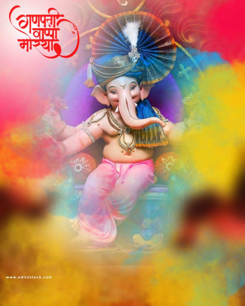 Ganpati bappa editing background