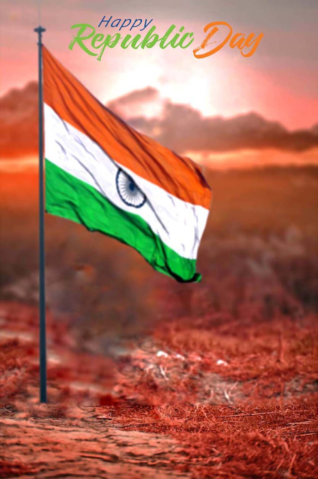 Indian flag editing background