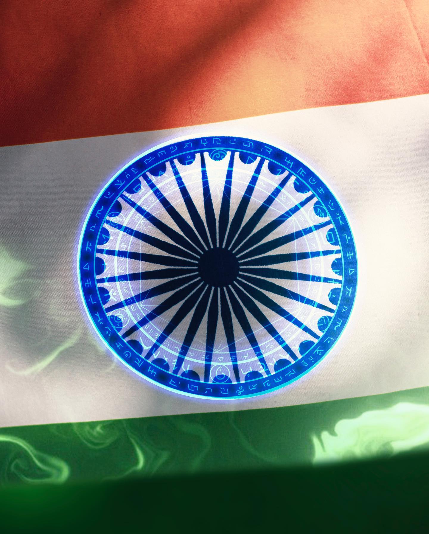 Indian flag editing background
