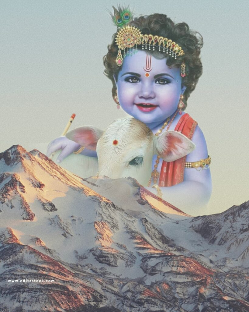 Hd Krishna janmashtami editing background