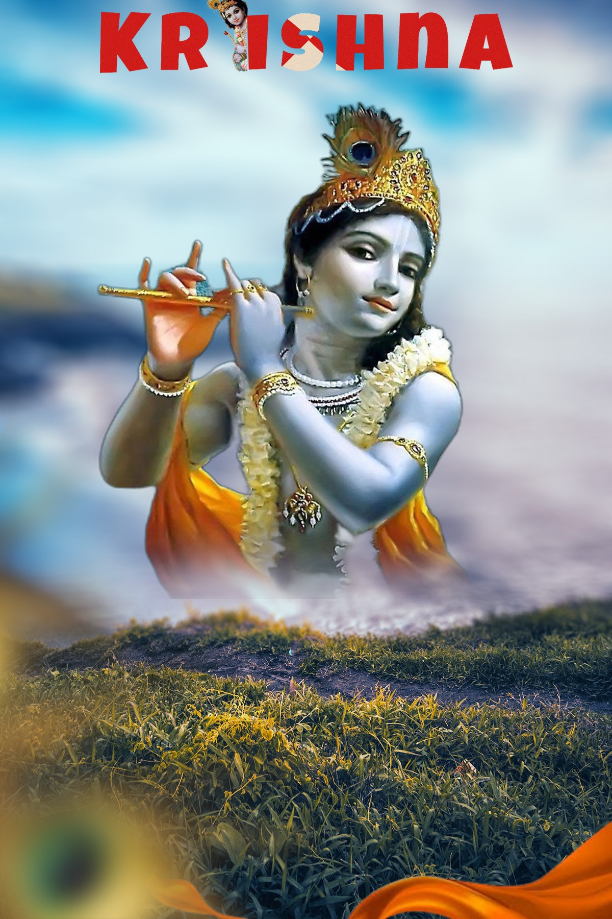 Photoshop Krishna janmashtami