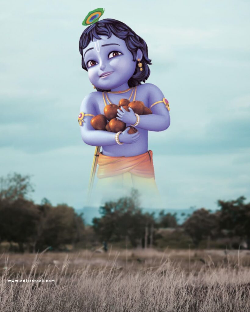 Hd Krishna janmashtami editing background
