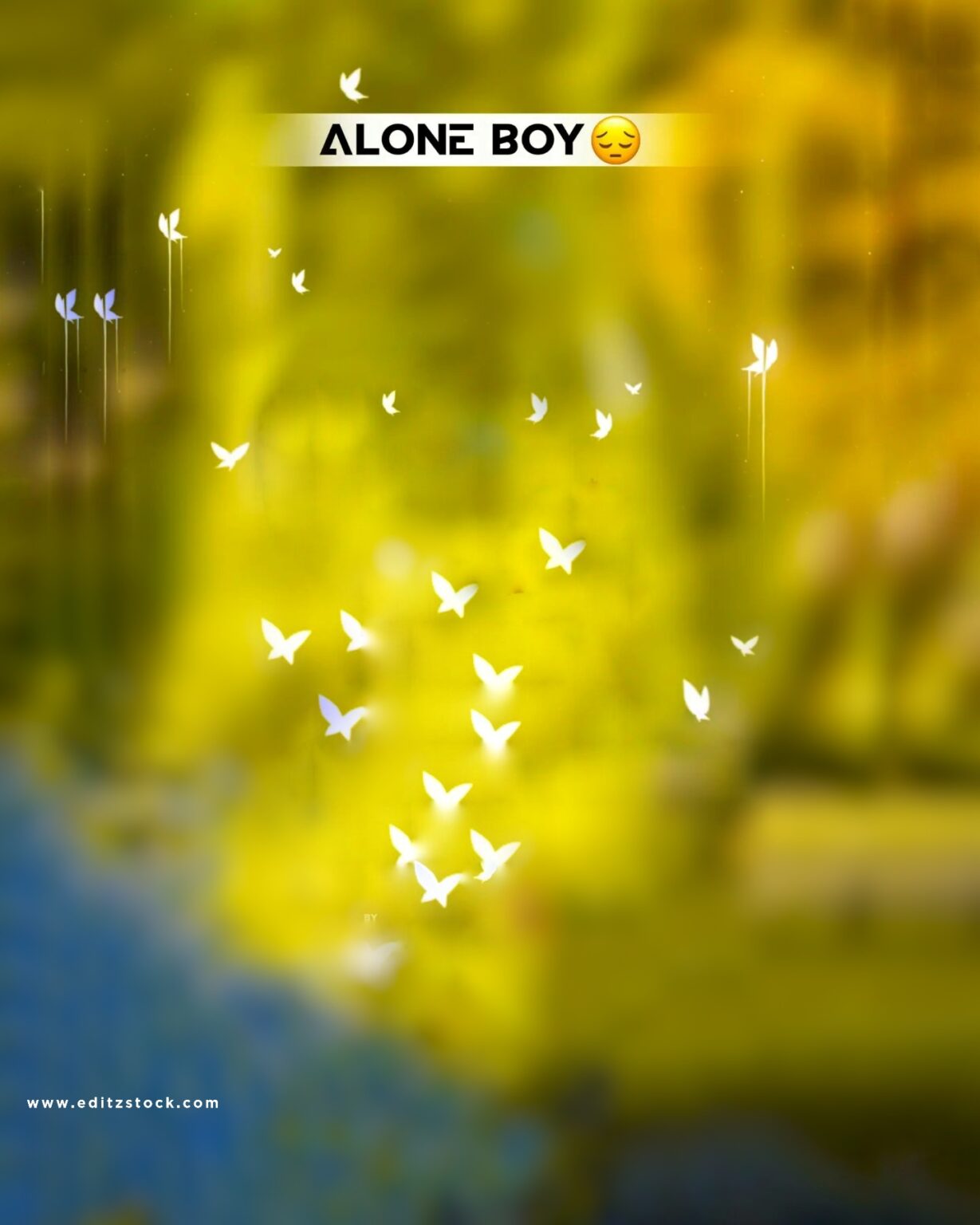 Alone boy cb editing background