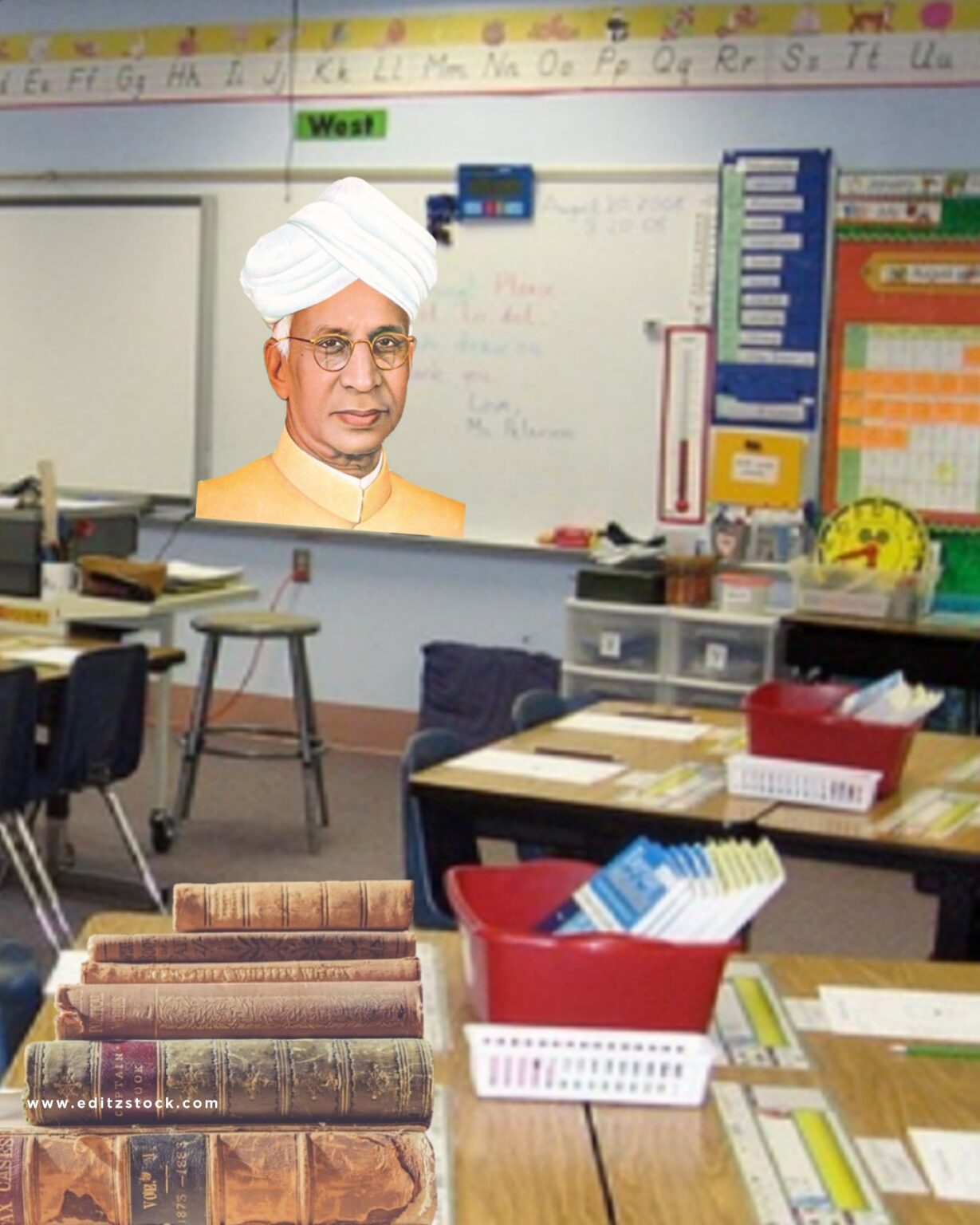 Teachers day editing background