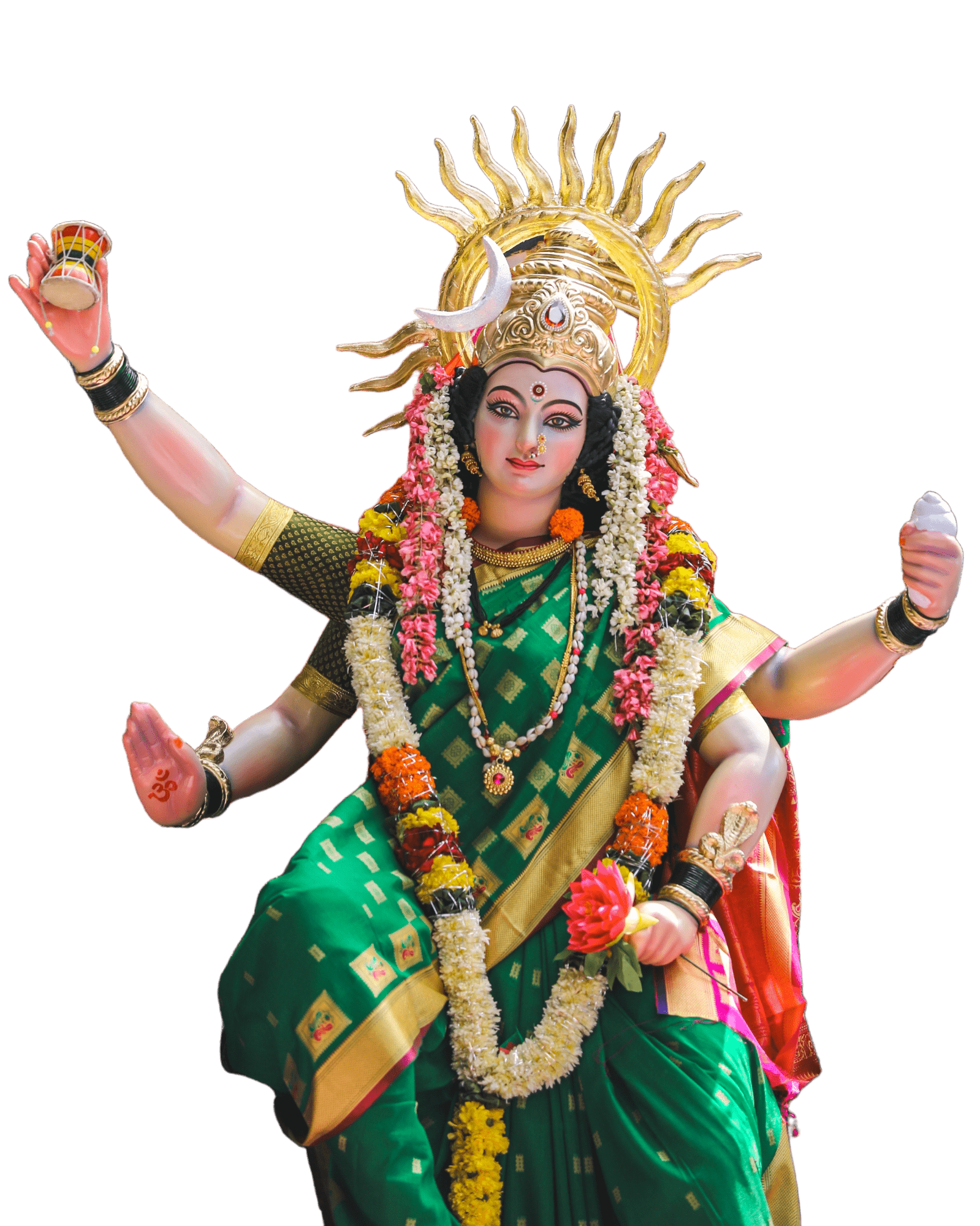 Mata transparent png,Picsart Maa Durga In Saree Transparent Background ...