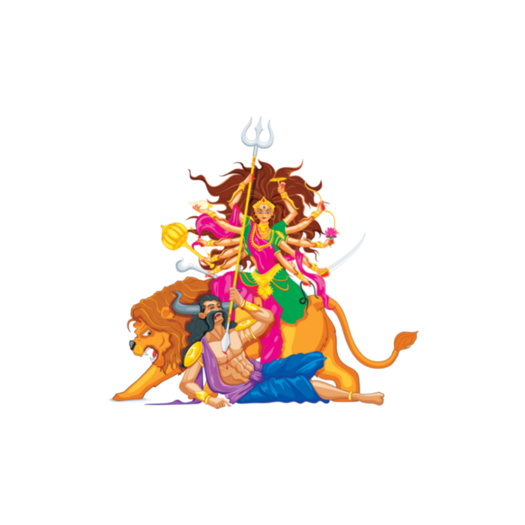 Nav durga cartoon hd png