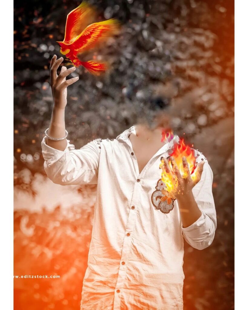 Head cut cb editing background