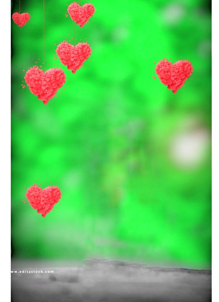 Heart hd cb editing background