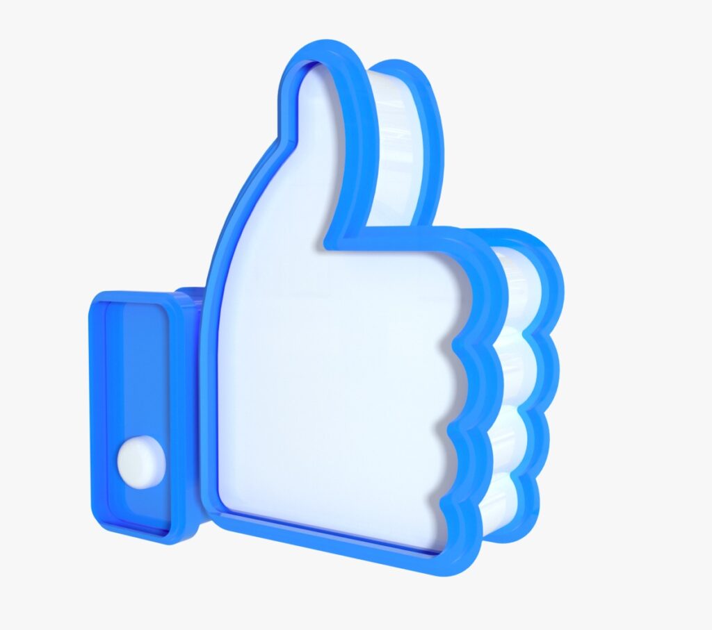 Facebook like button png