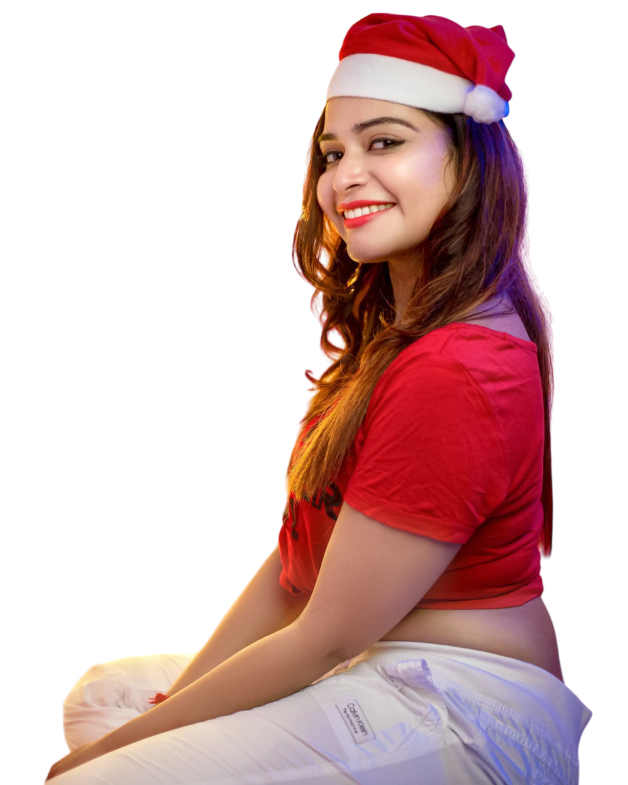 Girl Santa PNG Transparent Images Free Download