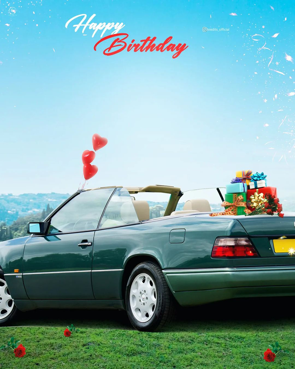 Happy birthday hd editing background