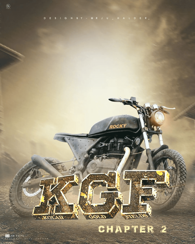 Kgf Poster editing background