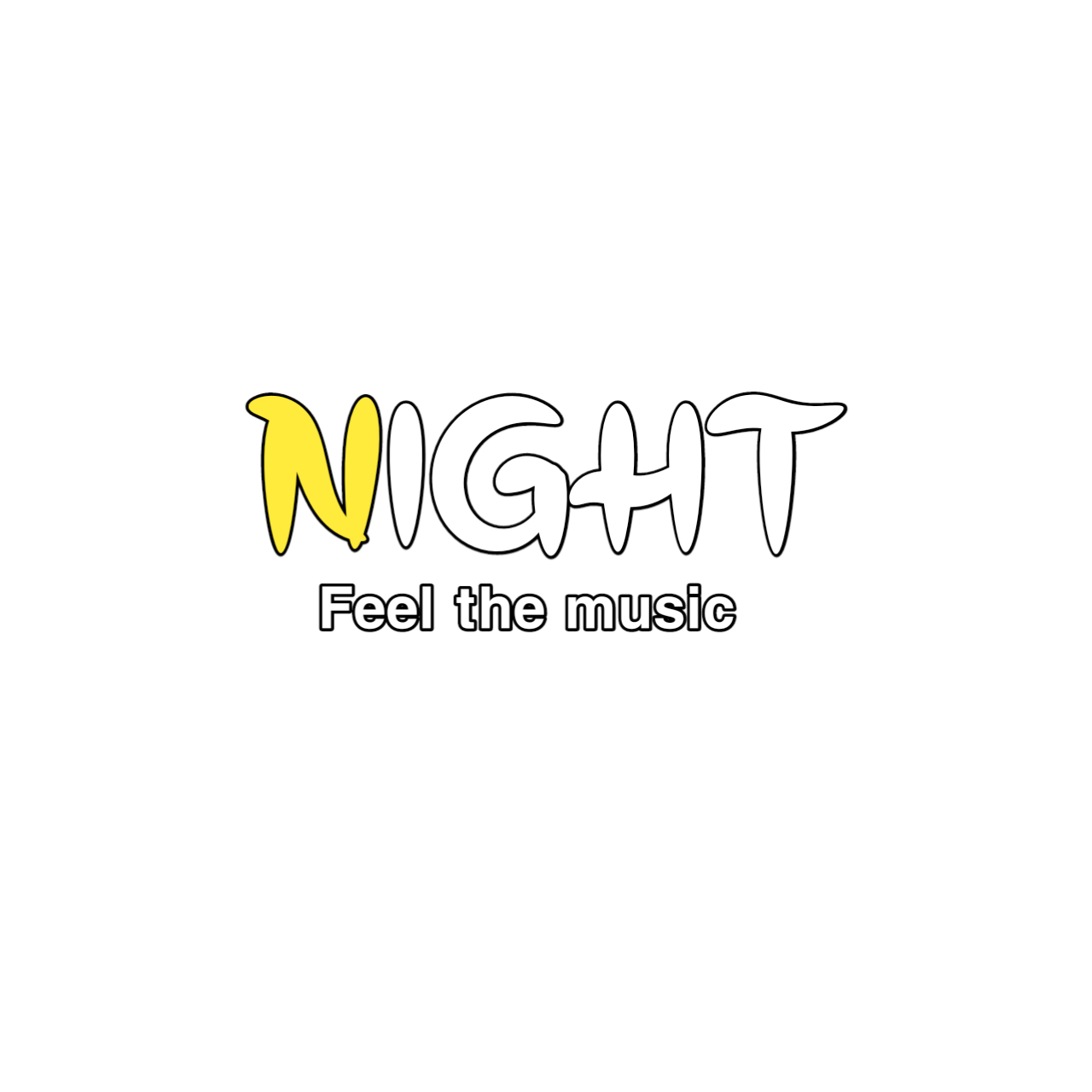 Night Text PNG Transparent Images Free