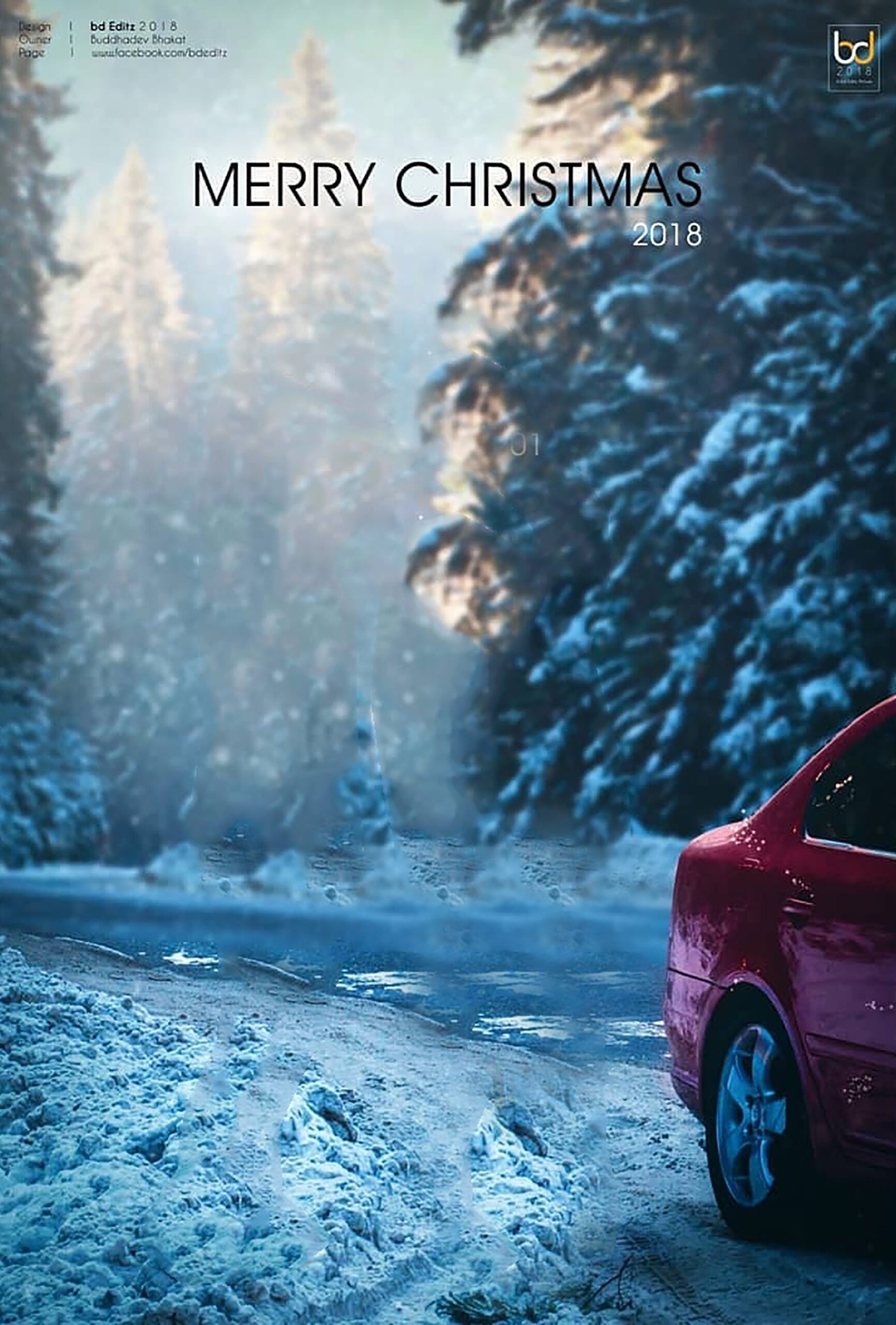 Merry christmas photo editing background