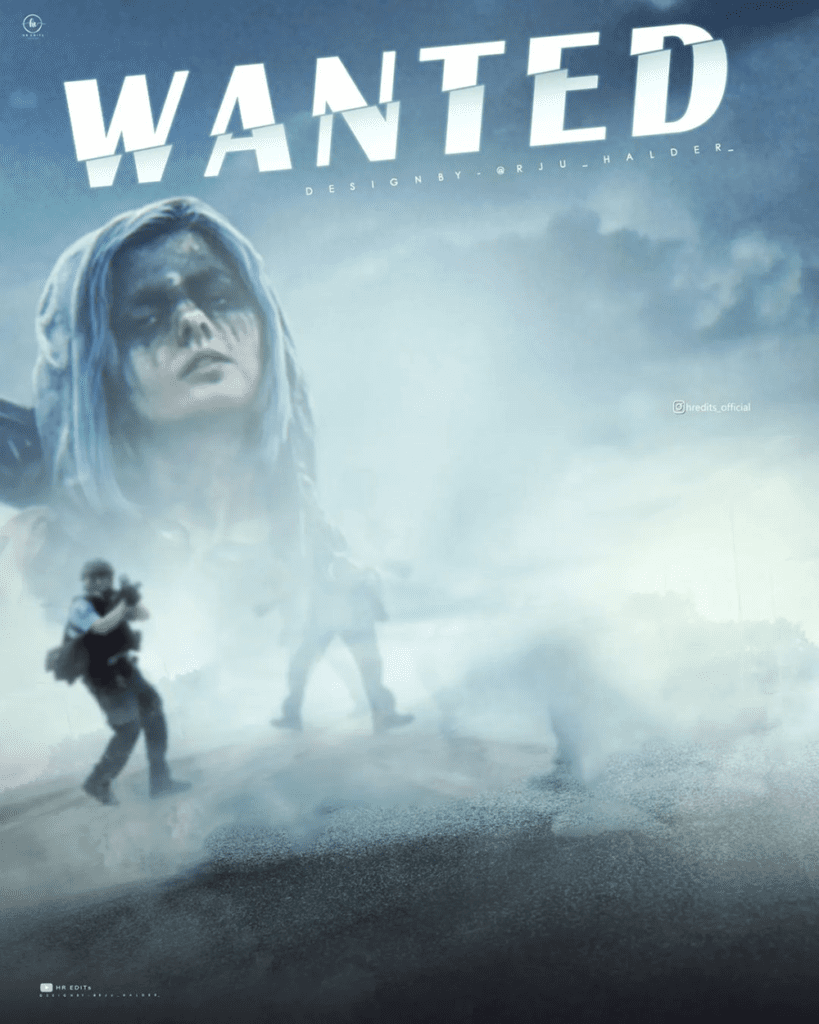Wanted photo editing background