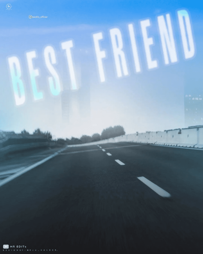 Best friend photo editing background
