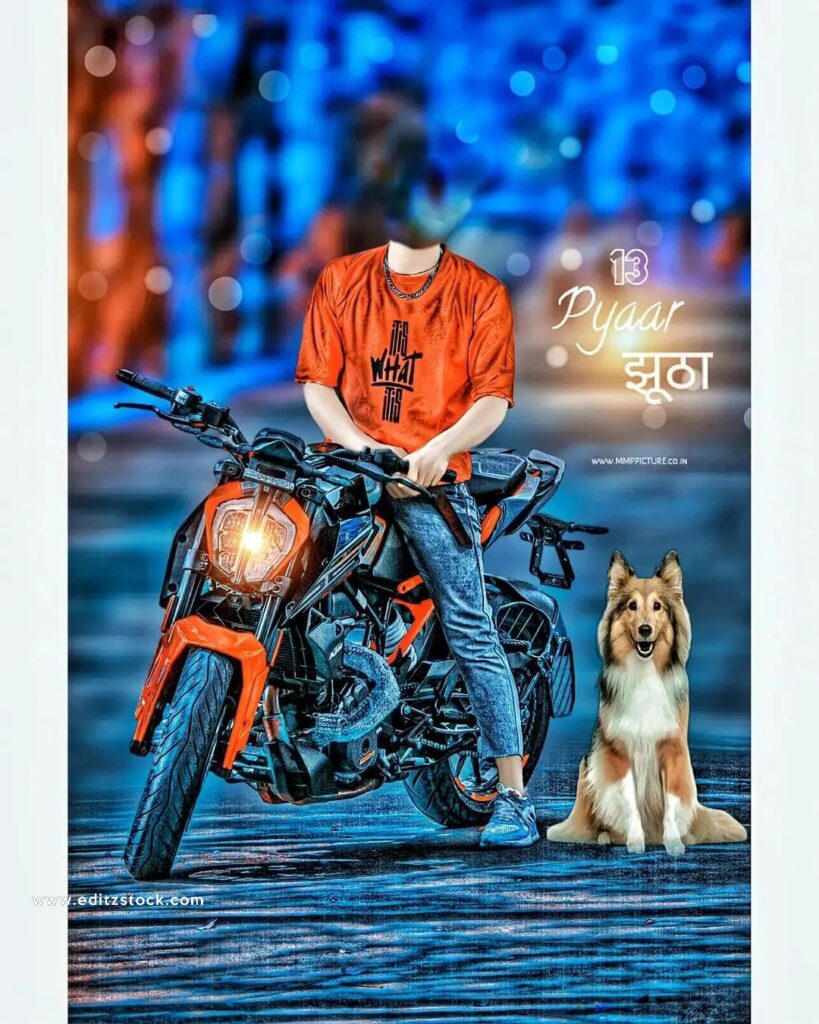 Bike face cut cb background