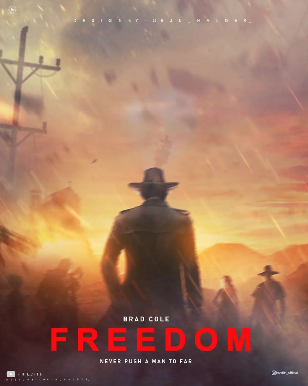 Movie poster photo editing background