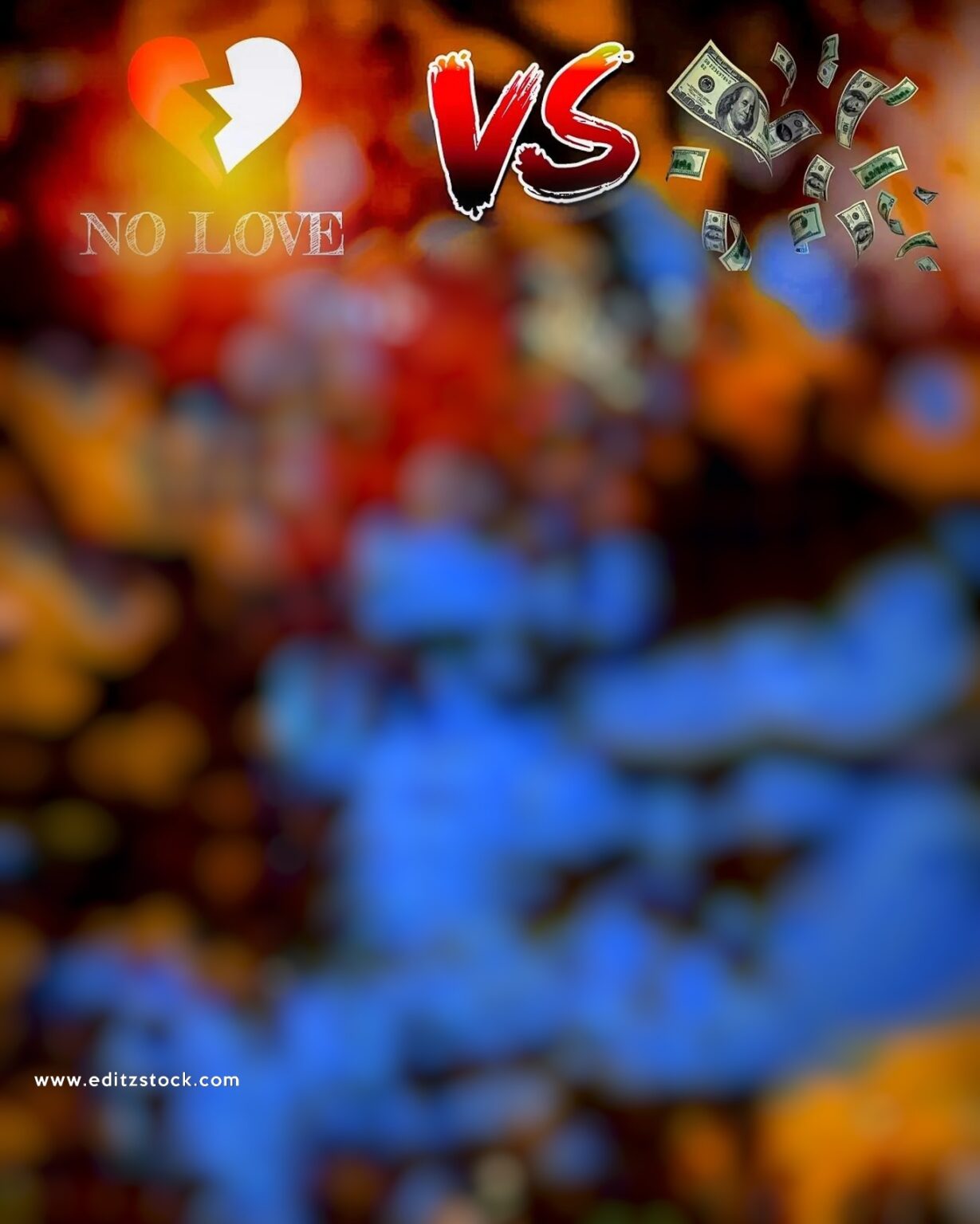 No love vs money cb editing background