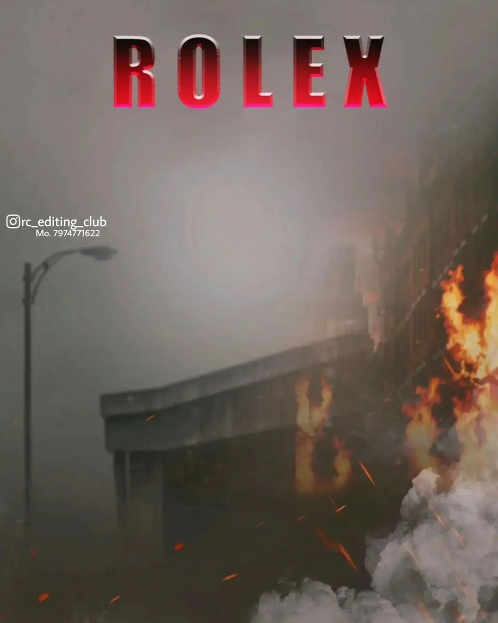 Rolex editing background