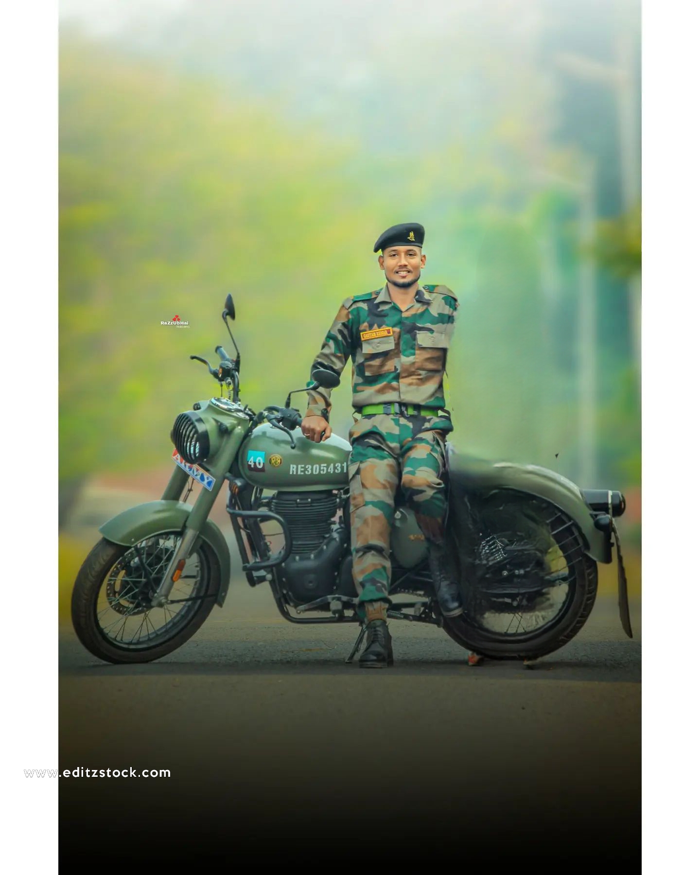 Army man cb background photo editing