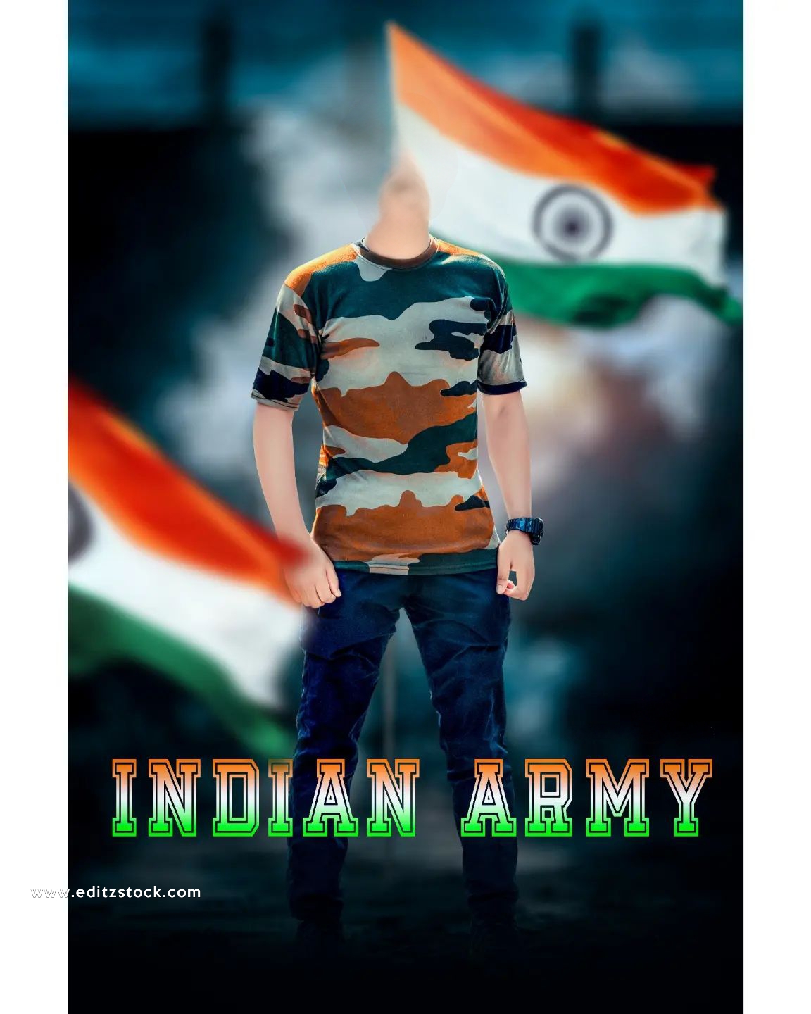 Indian army hd cb editing background