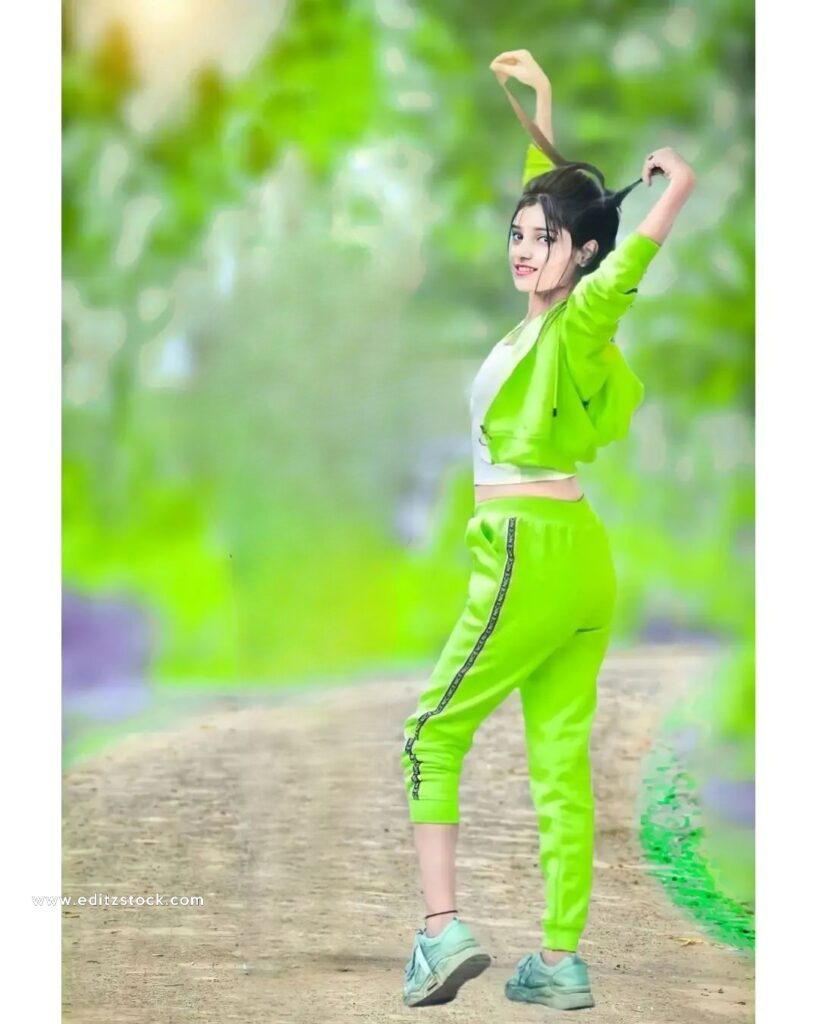 Cute girl hd editing background