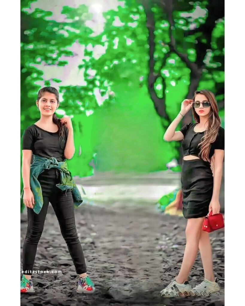 Two Girls CB Background download