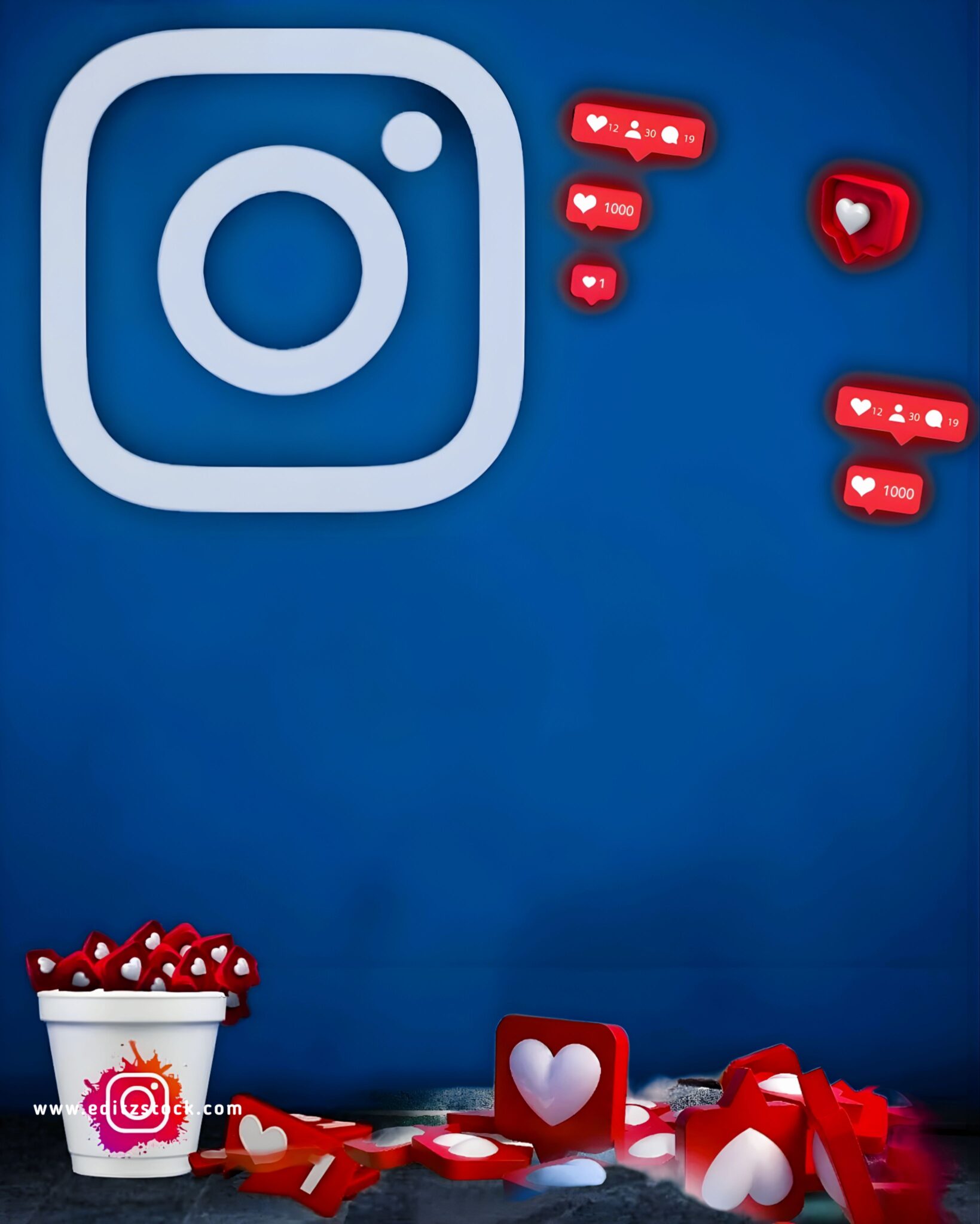 Instgram cb background editzstock