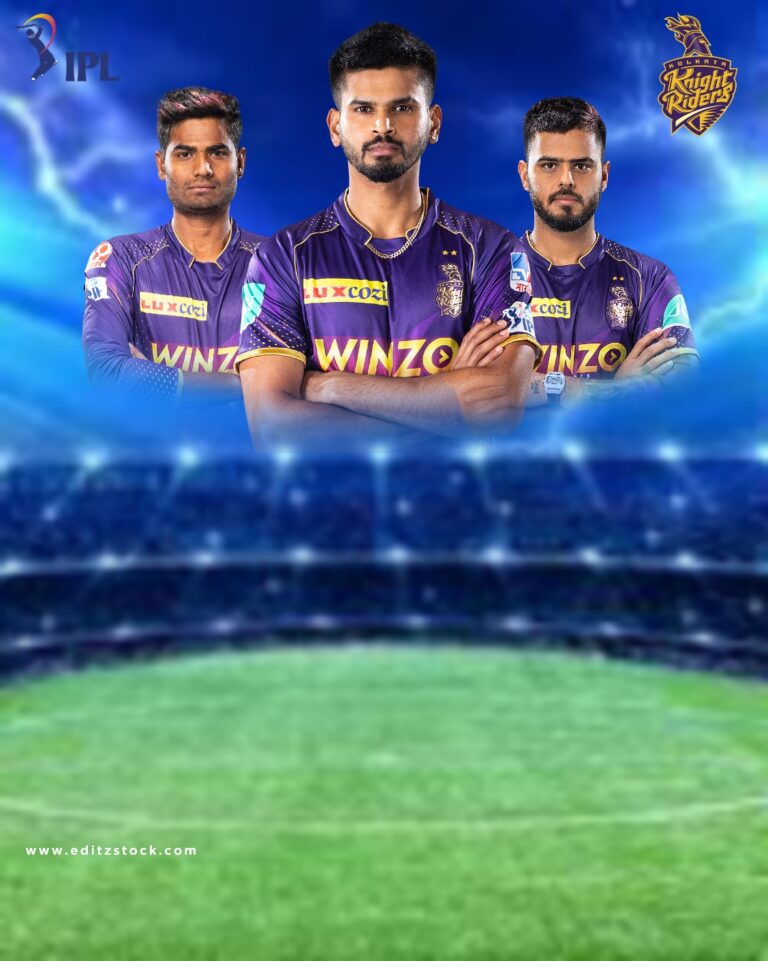 Kkr ipl editing background