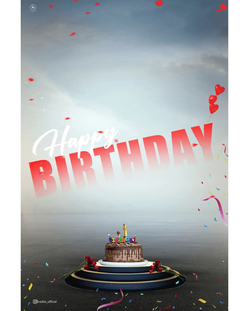Birthday hd editing background