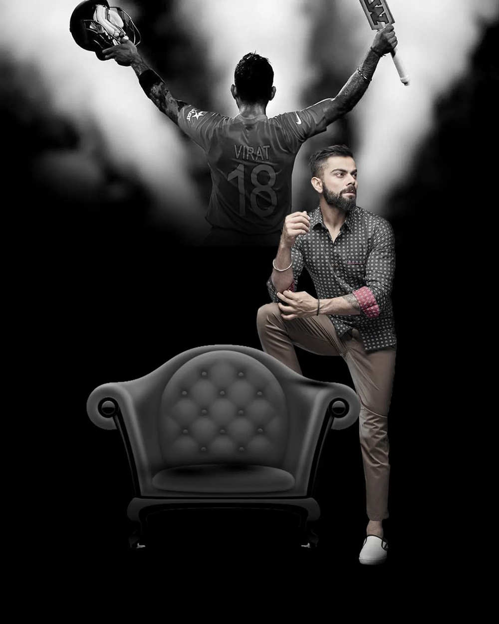 Virat Kohli Editing Background
