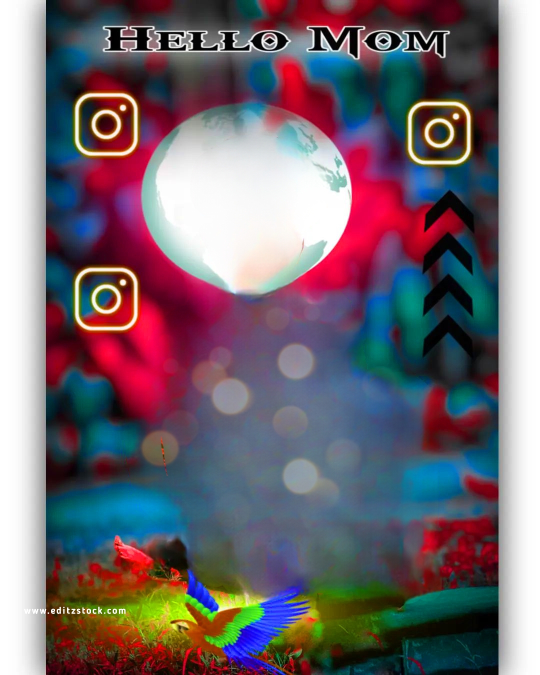 Hello mom cb editing background instagram