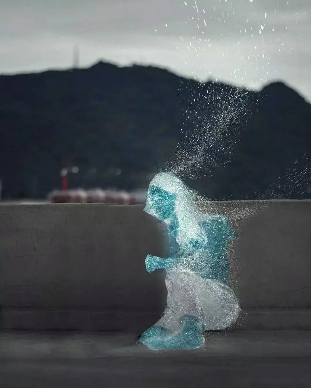 Water girl hd editing background full hd