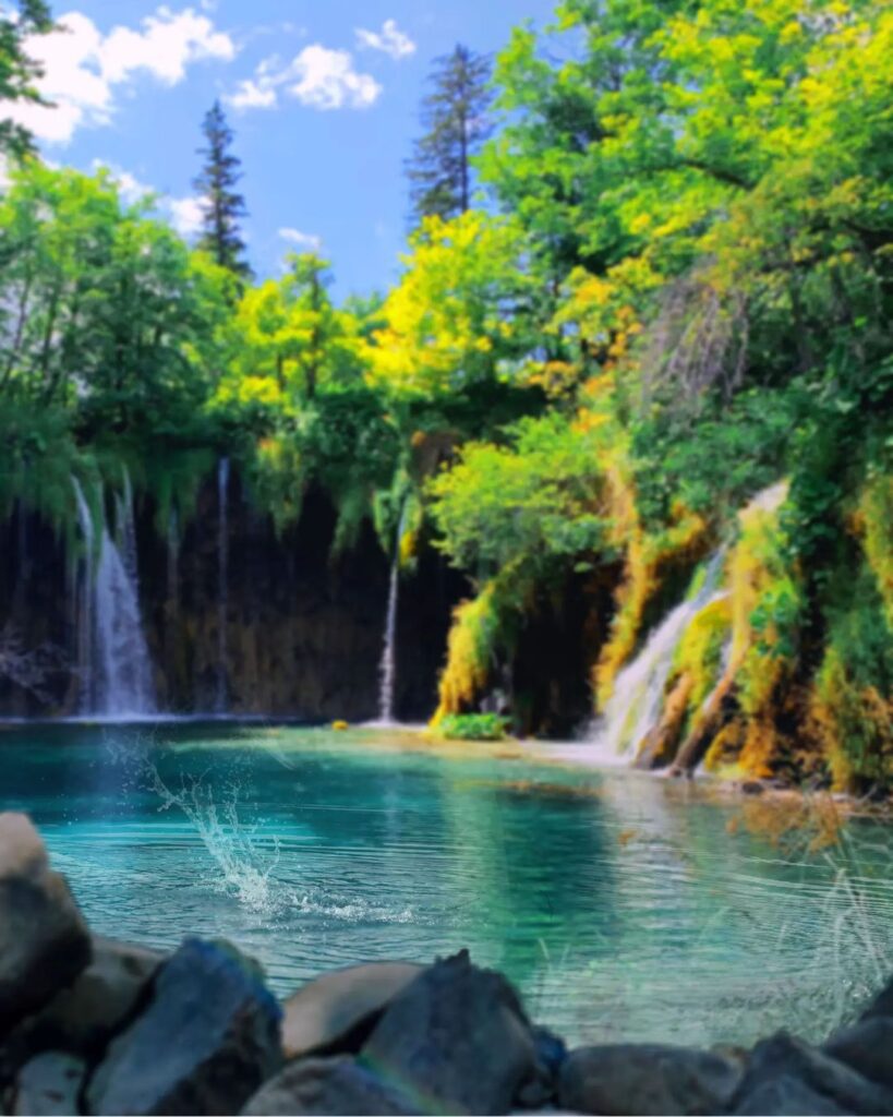 Heart shape nature hd editing background