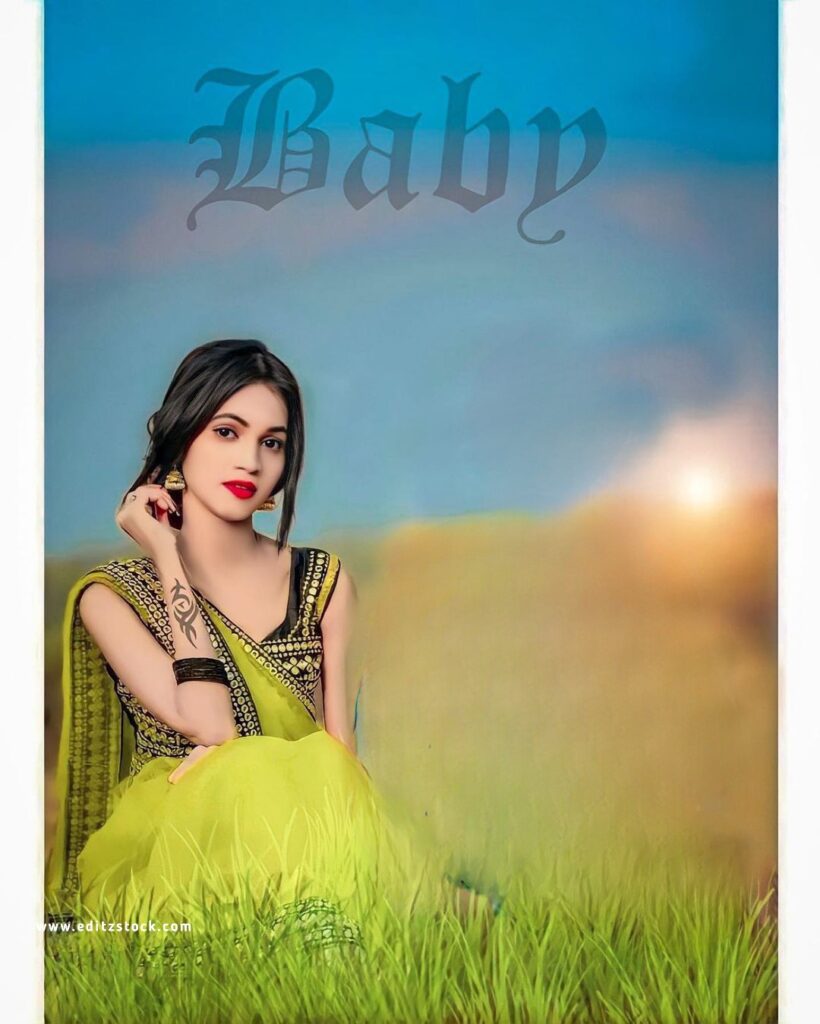 Cute girl cb photo editing background