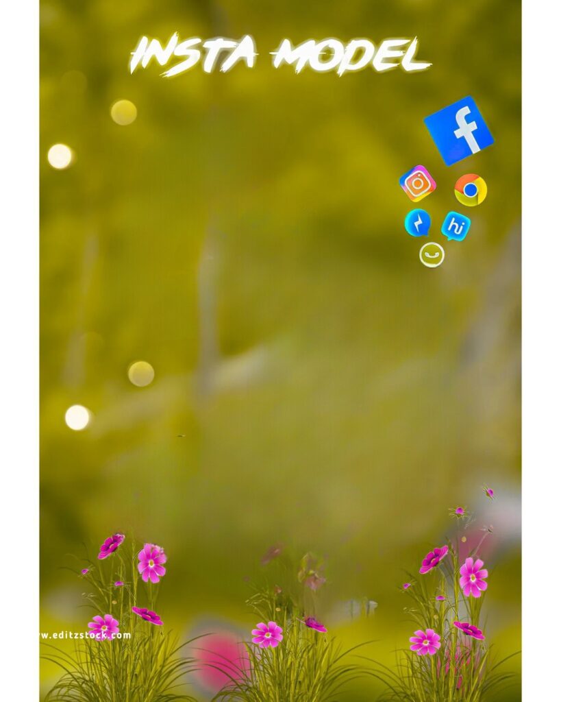 Insta model cb photo editing background
