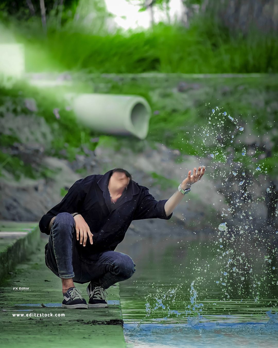 Water Splash Cb Editing Background Images