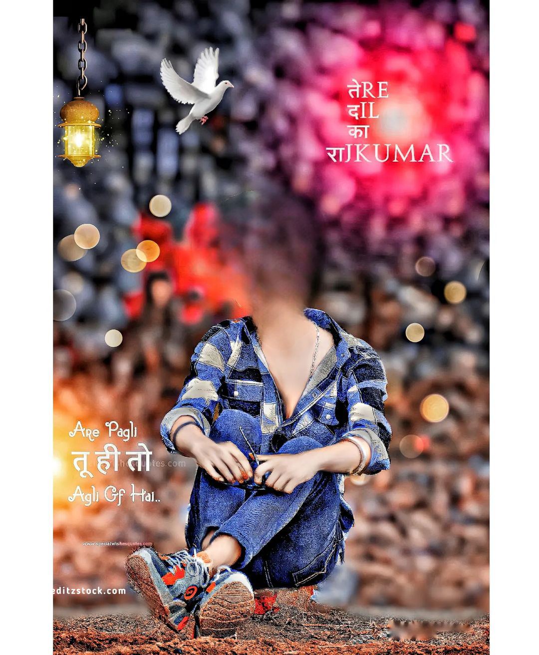 Tere Dil Ka Raj Kumar Cb editing Background