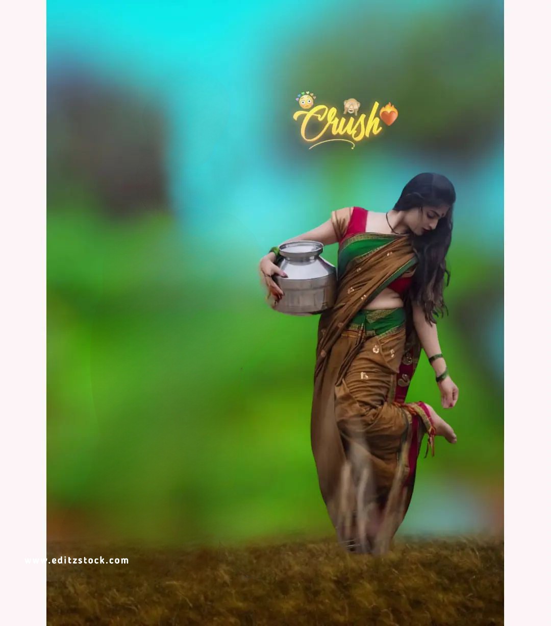 Desi Girl Free Editing Background Images