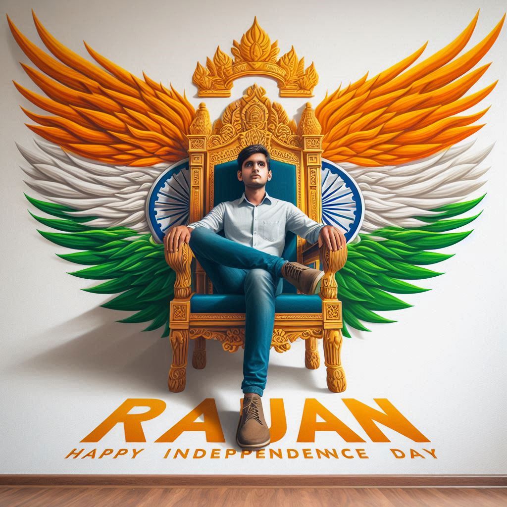 Wing Chair Independence Day Photo Editing Prompts