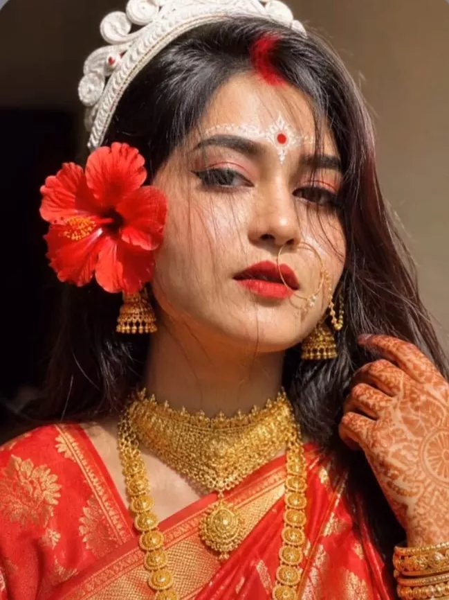 Bengali Bride Look Ai Photo Editing Prompts | Shadi Look Prompt Chatgpt